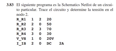 383 ﻿el Siguiente Programa Es La Schematics Netlist