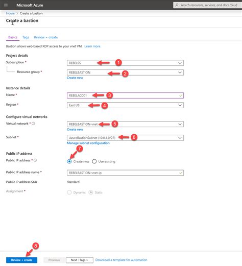 Step By Step Guide How To Access Azure Vms Securely Using Azure Bastion Rebeladmin