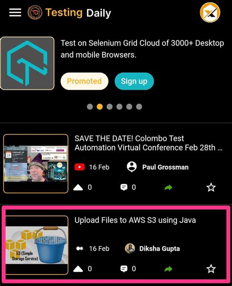 Testing Daily The Testers Home Page On Linkedin 16feb Testingdaily Testingarticle