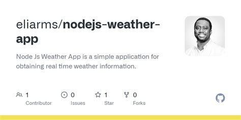 github eliarms nodejs weather app node js weather app is a simple