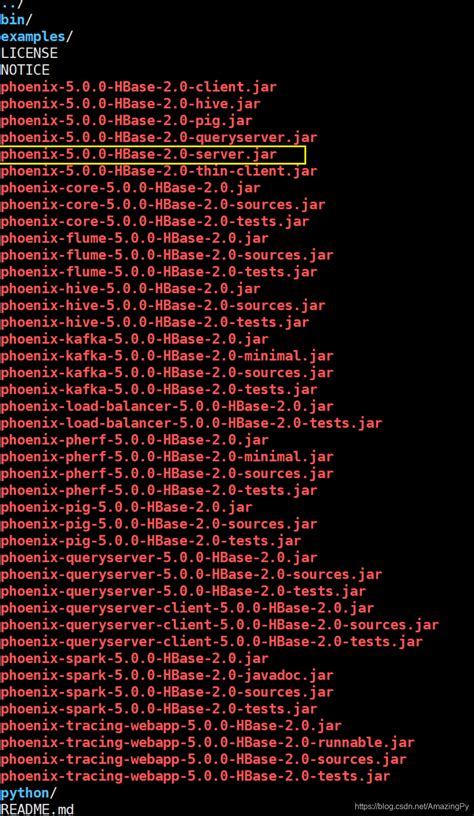 Phoenix下载、安装、配置（附hadoop、hbase版本对应关系）apache Phoenix驱动下载 Csdn博客