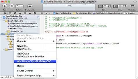 Programmierung Mac Frameworks Coreplot Balkendiagramm