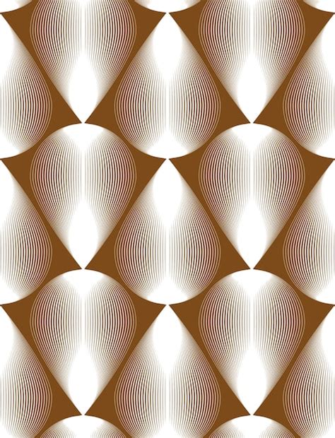 Premium Vector Colorful Illusive Abstract Seamless Pattern With Geometric Figures Vector