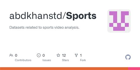 Github Abdkhanstd Sports Datasets Related To Sports Video Analysis