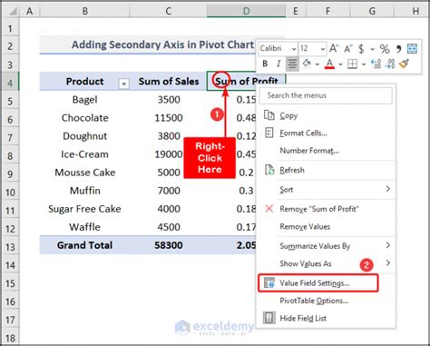 How To Add Secondary Axis In Excel Pivot Chart With Easy Steps