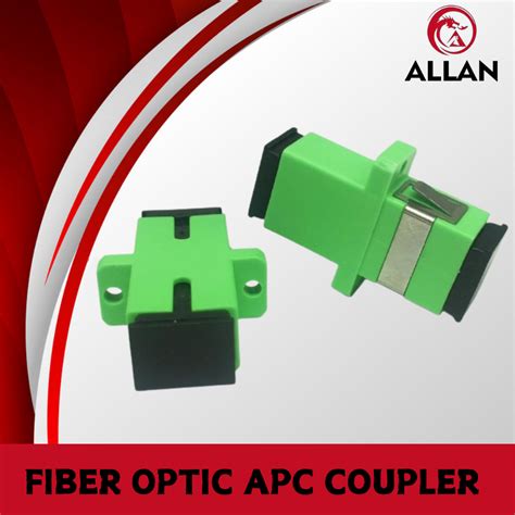 ALLAN SC APC Coupler SC Female To SC Female APC Simplex SC SC Fiber Optic Adaptor Flange