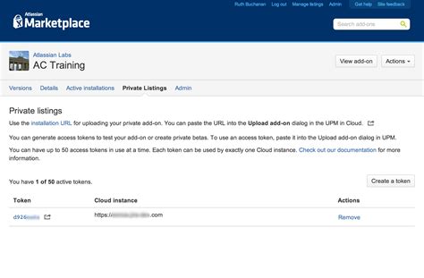 List An Atlassian Connect App