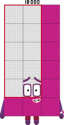 Numberblocks 18k Blocks By Jeanpaulfelix On Deviantart