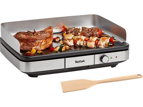 TEFAL CB690D Maxi Plancha XXL Elektrogrill, Schwarz/Silber (2300 Watt ...