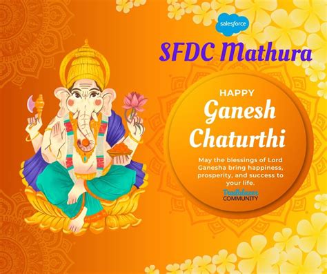 Sfdc Mathura On Linkedin Ganeshchaturthi Salesforcedevelopers Mathurasalesforce…