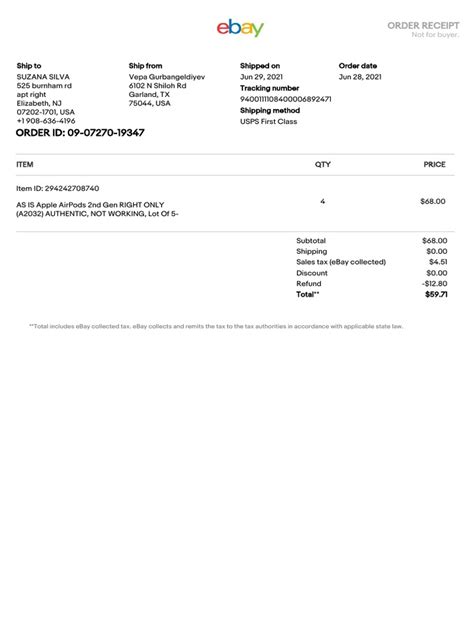 How To Print An Invoice From Ebay Step By Step Guide Worksheets Library
