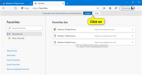 How To Remove Duplicate Favorites In Microsoft Edge Chromium Tutorials