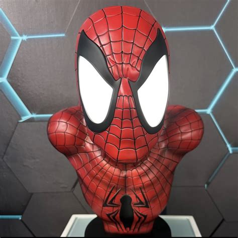 Spider Man Life Size Bust Resin Statue 52cm Kingstudio