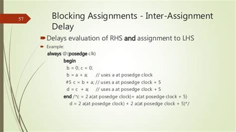 Verilog Intra Assignment Delay
