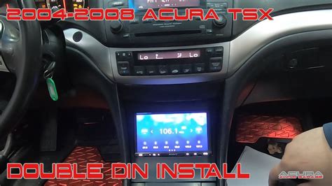 2004 2005 2006 2007 2008 Acura TSX Double Din Install | Sony Car Stereo Upgrade - DIY Pro Series ...