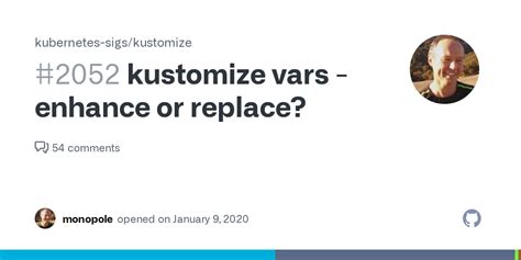 kustomize vars enhance or replace · issue 2052 · kubernetes sigs