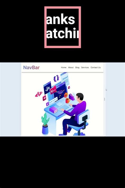 Responsive Navbar Using Html Css Js Css Responsive Coding Html
