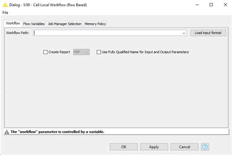 Problems With Calling A Local Workflow From A Flow Variable While Also