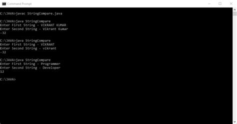 Write A Program In Java To Demonstrate Compareto Method It Time Pass