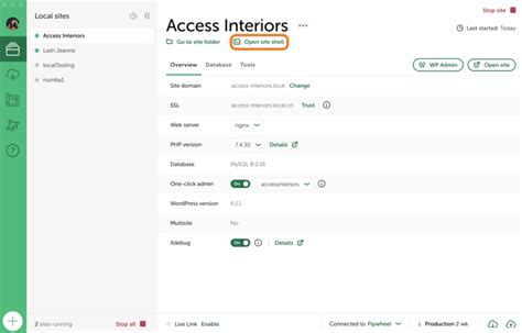 Reset A Wordpress Admin Password Local