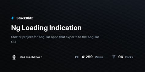 ng loading indication stackblitz