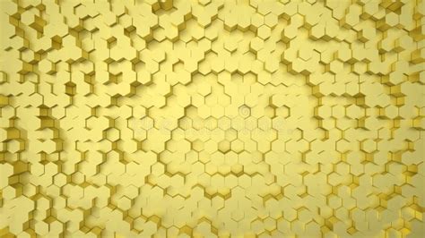 Geometric Hexagonal Abstract Gold Background Stock Illustration Illustration Of Abstraction
