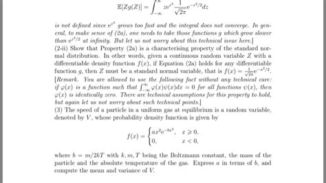 Solved Problem 5 1 Let X Be A Normal Random Variable With