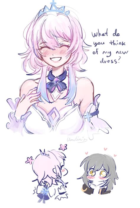 Trailblazer Stelle And March Th Honkai And More Drawn By Umilini Danbooru