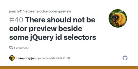 There Should Not Be Color Preview Beside Some Jquery Id Selectors