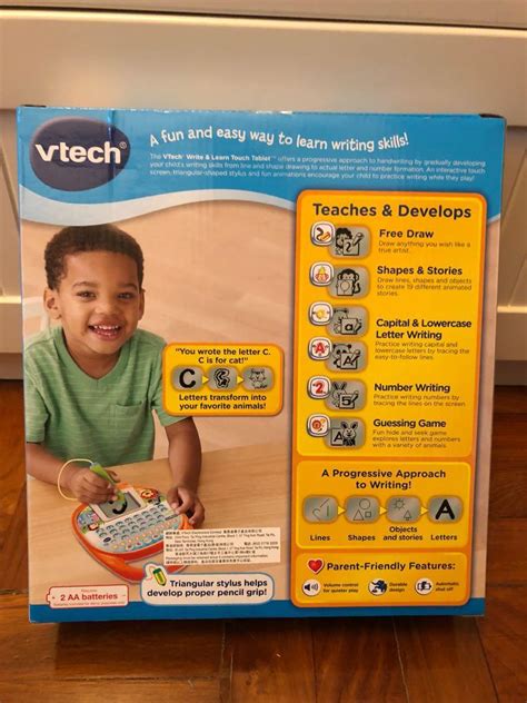 Vtech Write Learn Touch Tablet 玩具 遊戲類 玩具 Carousell