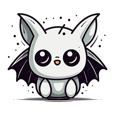 귀여운 만화 박 터 일러스트레이션은 색 배경에 고립되어 있습니다 프리미엄 벡터