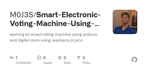 Github M0j3ssmart Electronic Voting Machine Using Arduino Digital