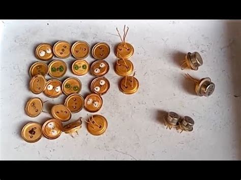 Транзисторы КТ 602Б КТ 611Б содержание драгметаллов - YouTube