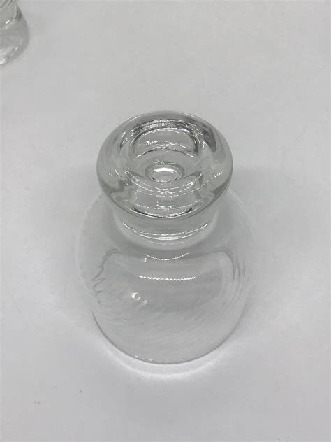 Set Of 6 Crown Corning Regis Ripple Swirl Pattern Shot Glasses Vintage Keepsakes