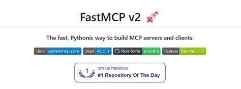 fastmcp，构建 mcp 的 python 框架，比官方 sdk 更好用！ 53ai ai知识库 大模型知识库 大模型训练 智能体开发