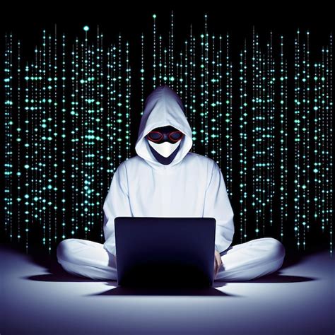Premium Photo Modernized Hacker With Hoodie Concept Of Dark Web