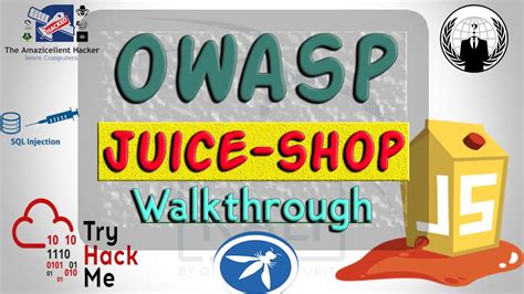 Tryhackme Owasp Juice Shop Walkthrough Detailed 2020 Youtube