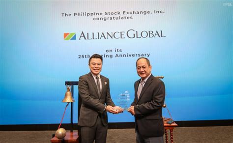 Pse Fetes Alliance Global Group On Its Silver Listing Anniversary