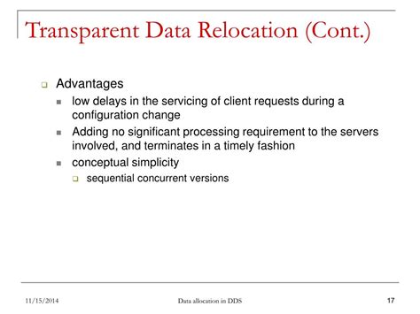 ppt data allocation in distributed database systems powerpoint