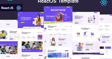 Digtek Digital Marketing Agency Reactjs Template Site Templates