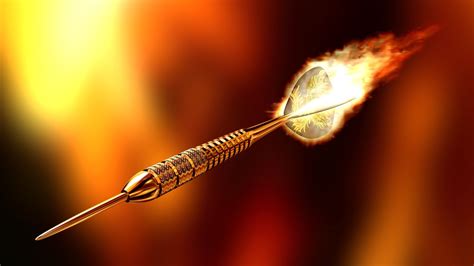 Download Orange Color Flame Man Made Darts 4k Ultra Hd Wallpaper By Mastertux