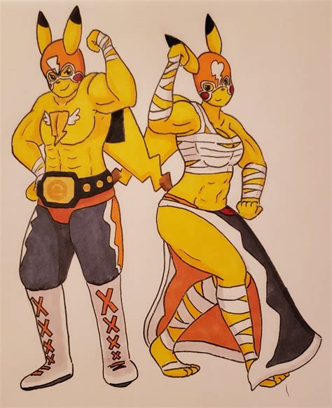 Some Guacamelee Pikachus Pikachu Libre Know Your Meme