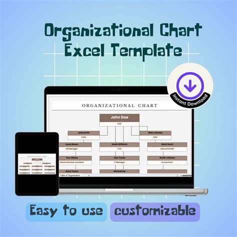 Streamline Your Workflow With Our Organizational Chart Excel Template