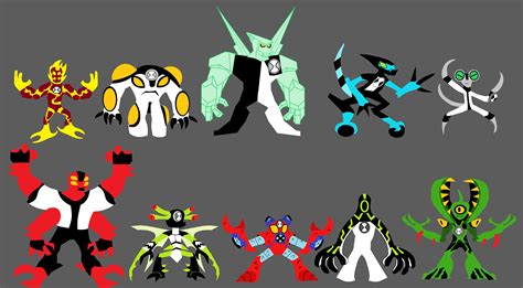 Ben 10 Reboot Inicial Aliens By Cyberstar88 On Deviantart