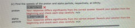 Solved A Proton And An Alpha Particle Charge 2e Mass