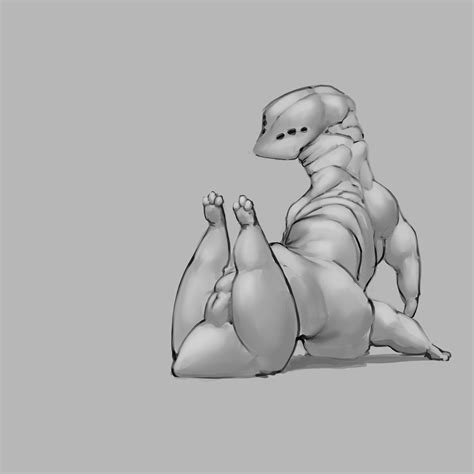 Rule 34 3 Toes 6 Eyes 6 Legs Alien Feet Female Feral Flexible Genitals Hi Res Lying Meandraco