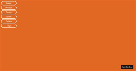 Hover Selected States Codesandbox