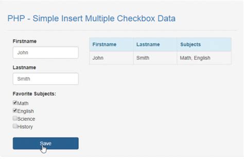 Php If Else Statement With Checkbox Form Array Workshopsaad