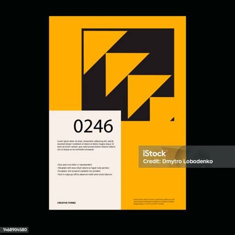 bauhaus 포스터 템플릿 레이아웃은 깔끔한 타이포그래피와 추상적인 기하학적 모양의 최소 벡터 패턴입니다 0명에 대한 스톡