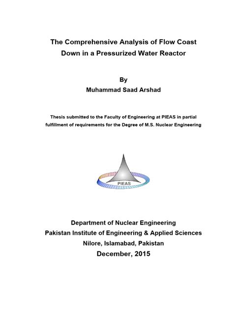 Thesis Report Download Free Pdf Nuclear Fission Nuclear Reactor